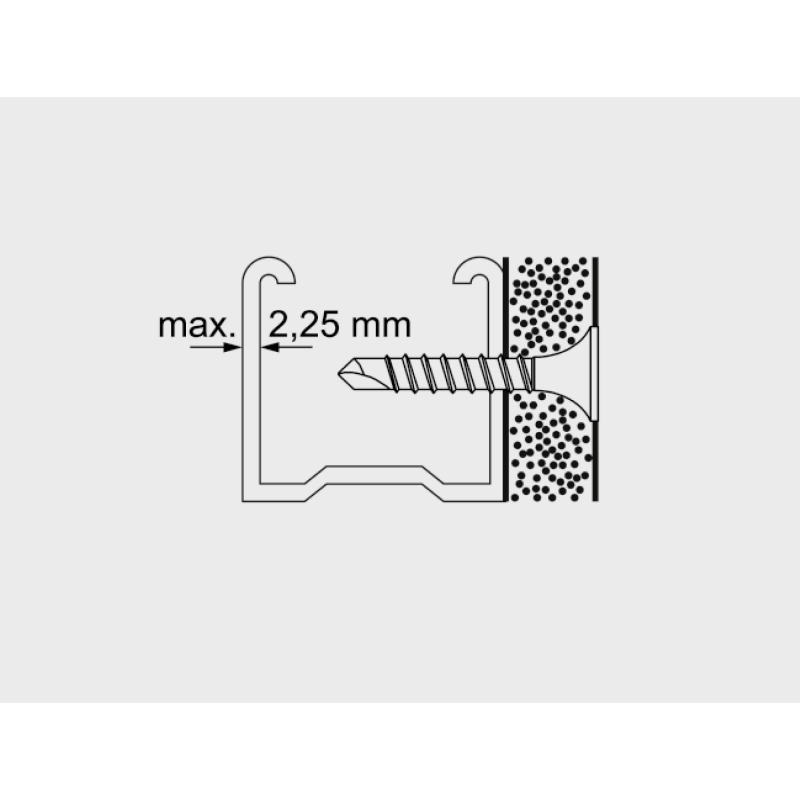 Schnellbauschraube SSB mit Bohrspitze