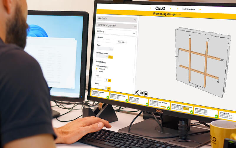 Bemessungssoftware Fassadenunterkonstruktion | Anker | Schrauben